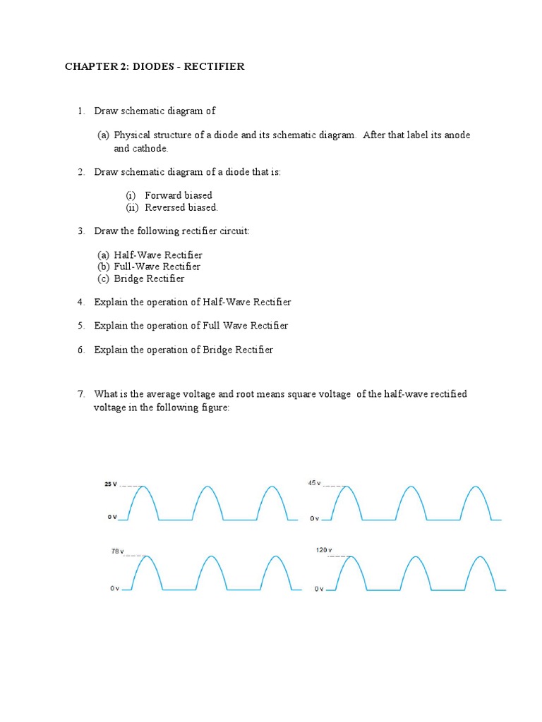 Chapter 2: Diodes - Rectifier | PDF | Rectifier | Diode
