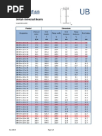 European Steel Sections Properties PDF | PDF | Structural Steel | Steel