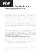 Srs Library Management System | PDF | Graphical User Interfaces | Databases