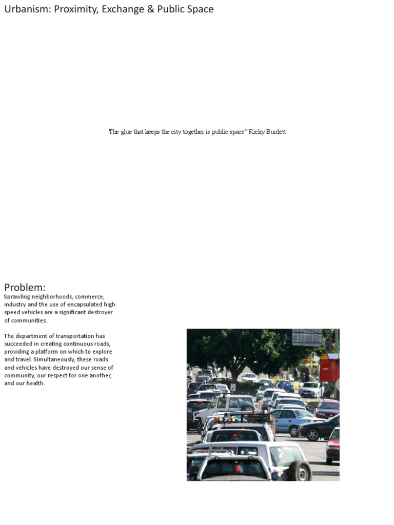 Rethinking Urban Spaces for Community | PDF