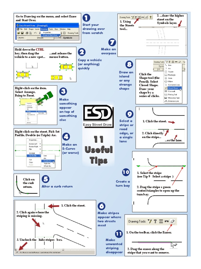 Easy Street Draw Tip Sheet | PDF | Transport