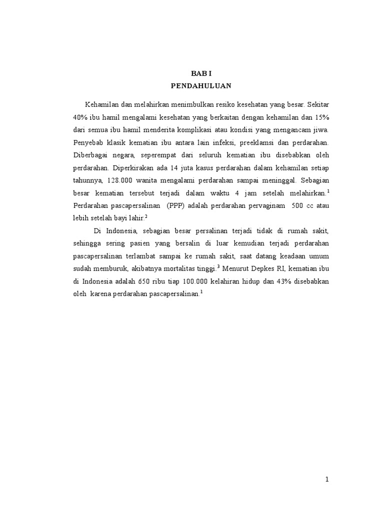 Laporan Kasus HPP | PDF