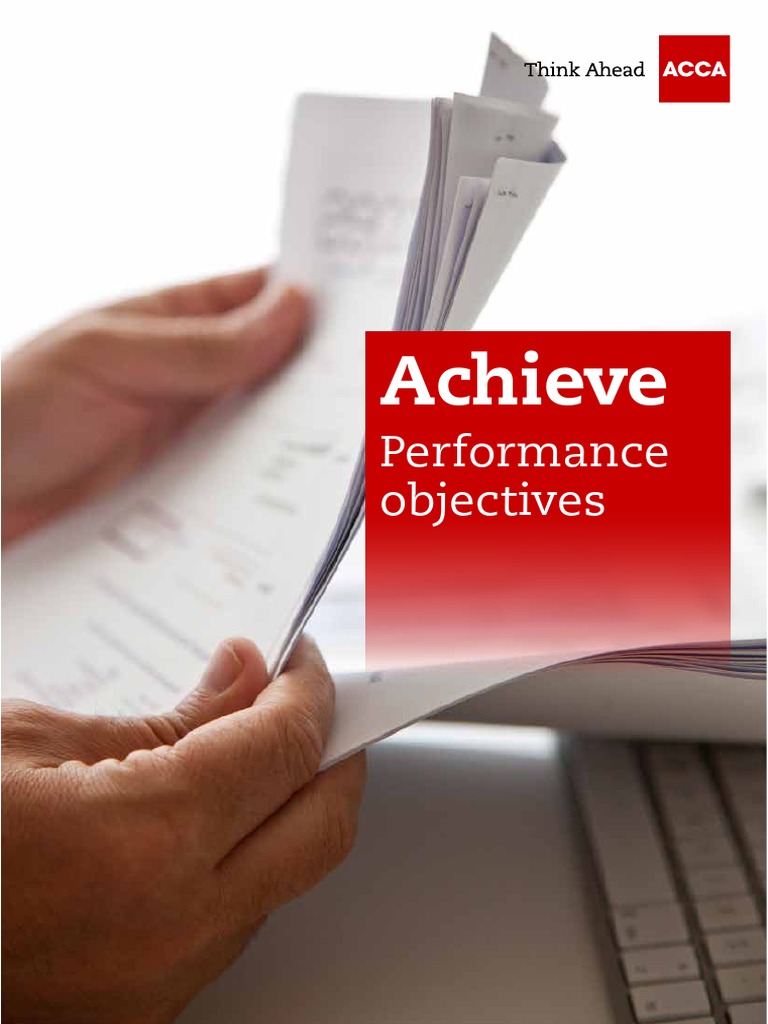 Performance Objectives Handbook | PDF | Audit | Accounting