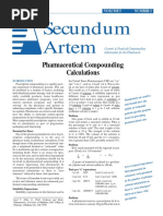 Pharmaceutical Calculation | PDF | Mass Concentration (Chemistry ...
