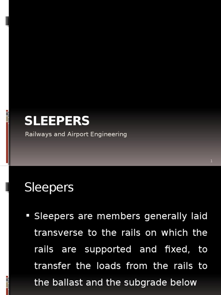 Types and Functions of Railway Sleepers | PDF | Track (Rail Transport ...