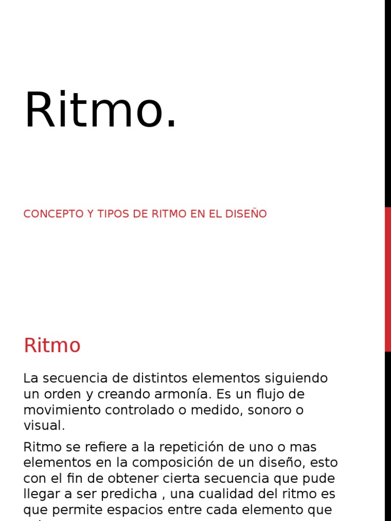 Ritmo en El Diseño | PDF | Arte