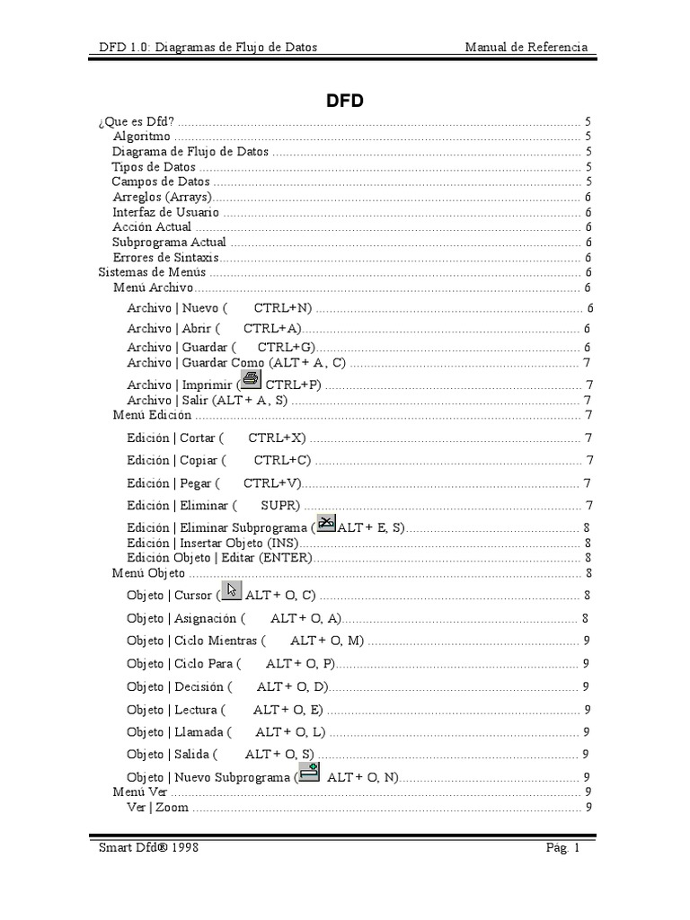 Funciones y Tutorial DFD | PDF | Algoritmos | Variable (informática)