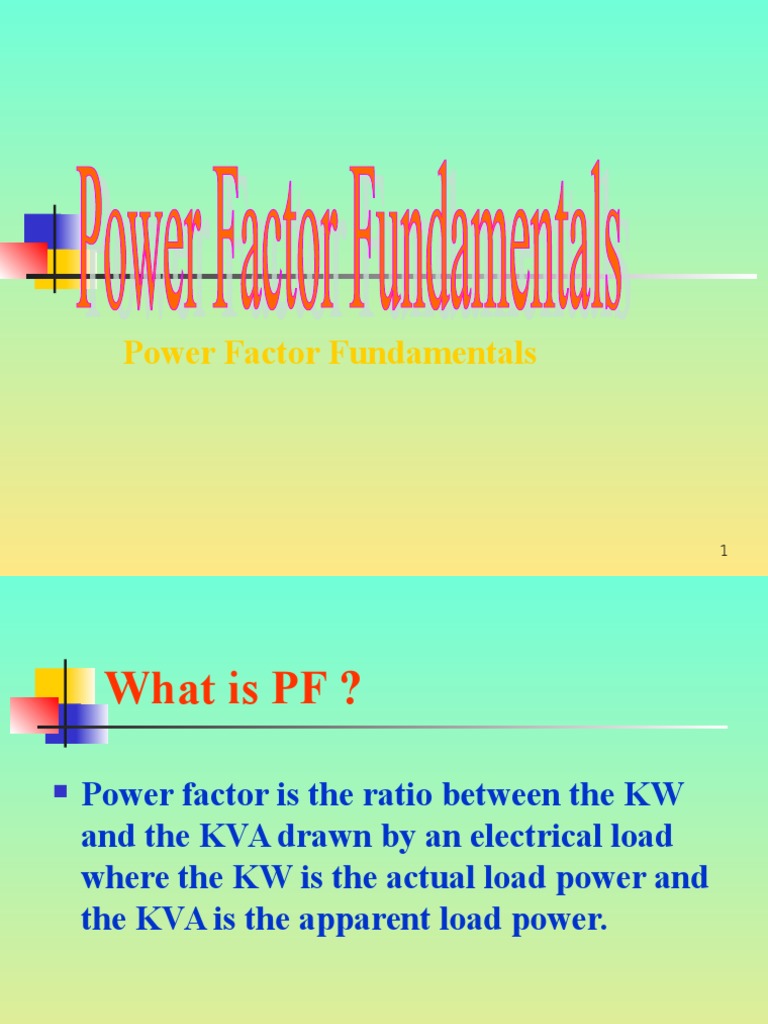Power Factor | PDF | Ac Power | Capacitor