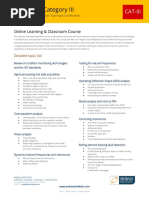 ISO 18436 Category II Vibration Analyst Training | PDF | Educational ...