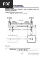 Strip Footing Design Example | Foundation (Engineering) | Deep Foundation