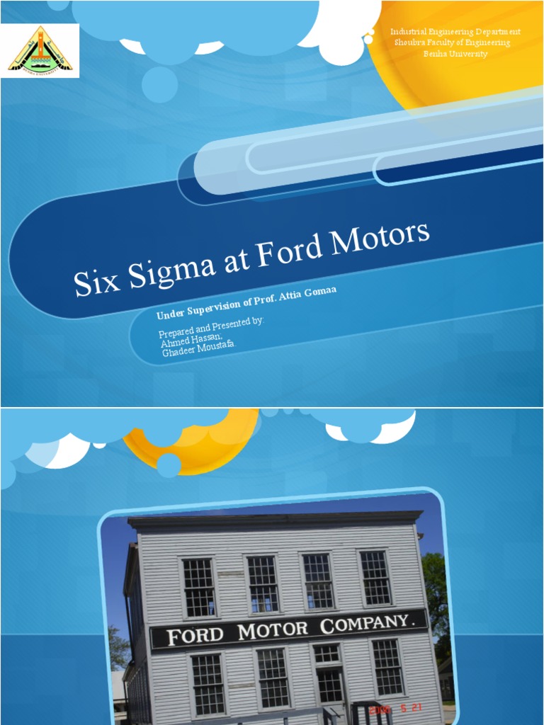 Six Sigma at Ford | PDF