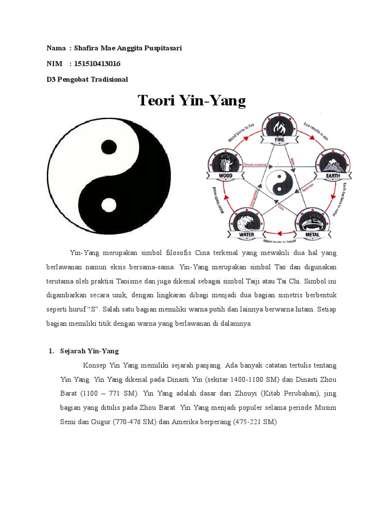 Teori Yin Yang | PDF