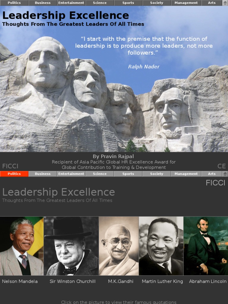 Great Leaders | PDF | Mahatma Gandhi | Wright Brothers