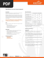 Surface Treatment - Estocure P - Data Sheet - 060201 | PDF | Concrete | Materials