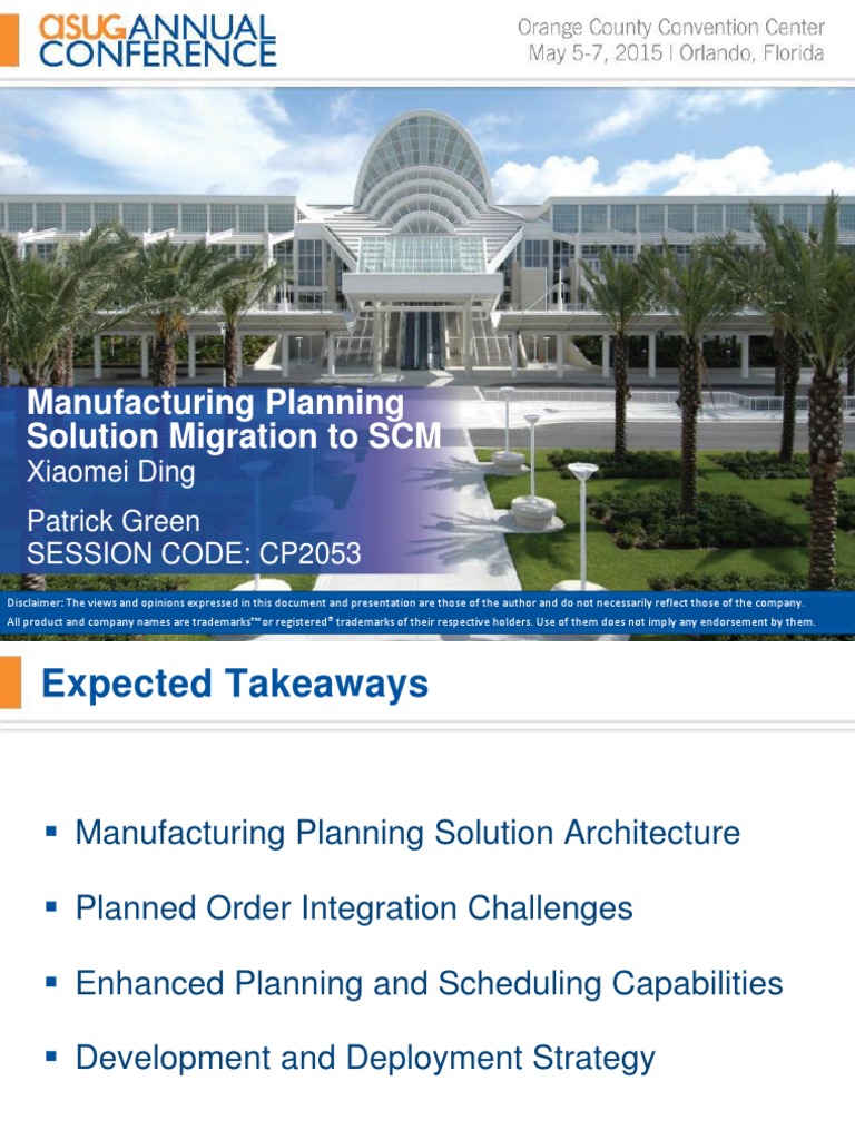 2053 PepsiCos Manufacturing Planning Migration To Production Planning ...