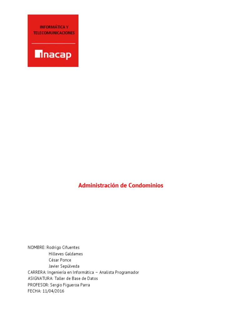 Administración de Condominios | PDF | Condominio | Caso de uso