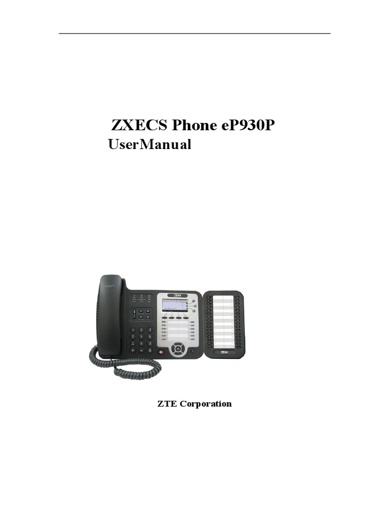 ZXECS Phone EP930P UserManual | PDF | File Transfer Protocol | Session ...