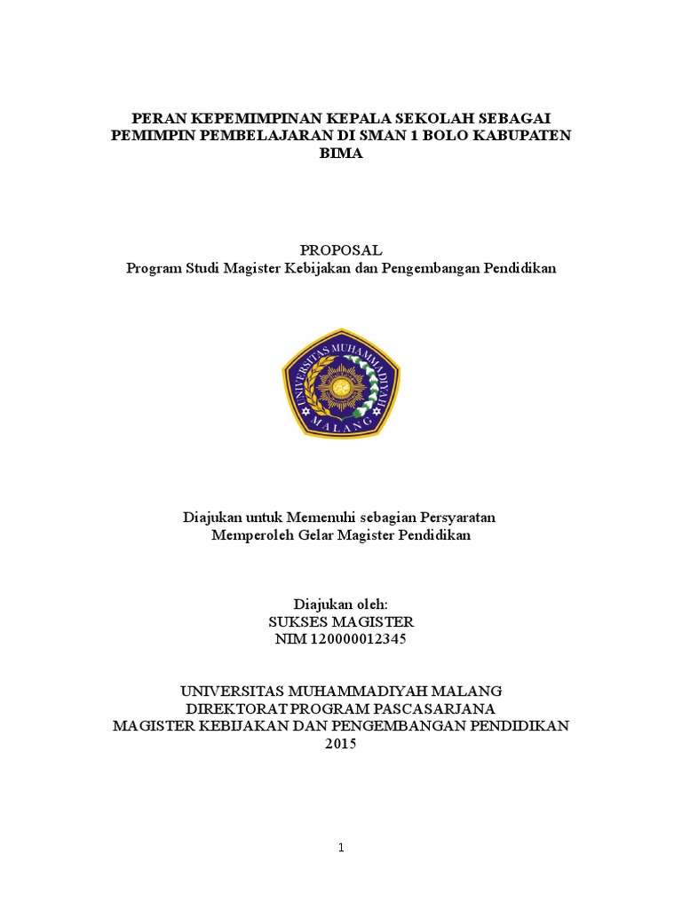 Contoh Tesis - Riset