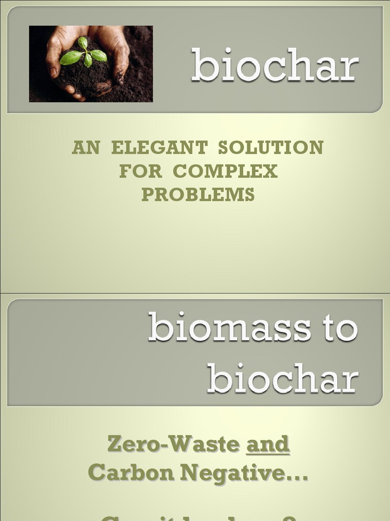 Biomass To Biochar | PDF | Biomass | Soil