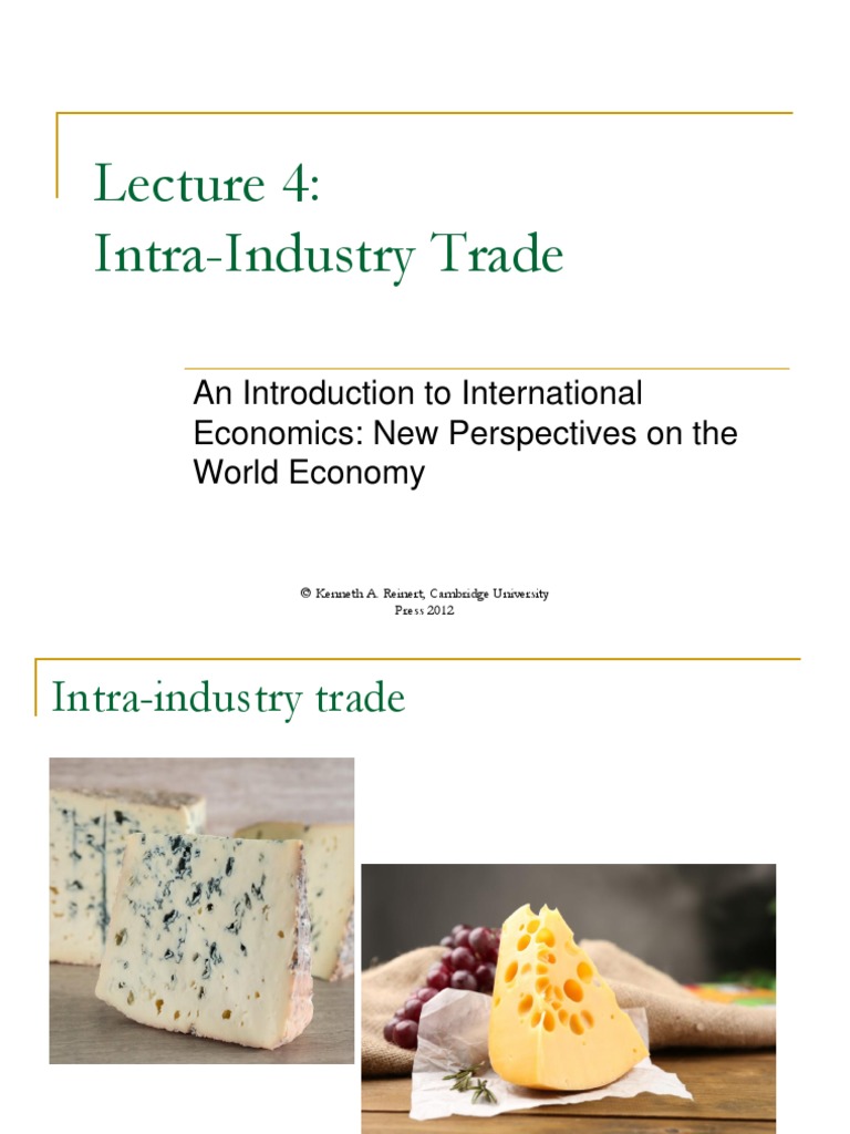 Intra-Industry Trade: An Introduction To International Economics: New ...