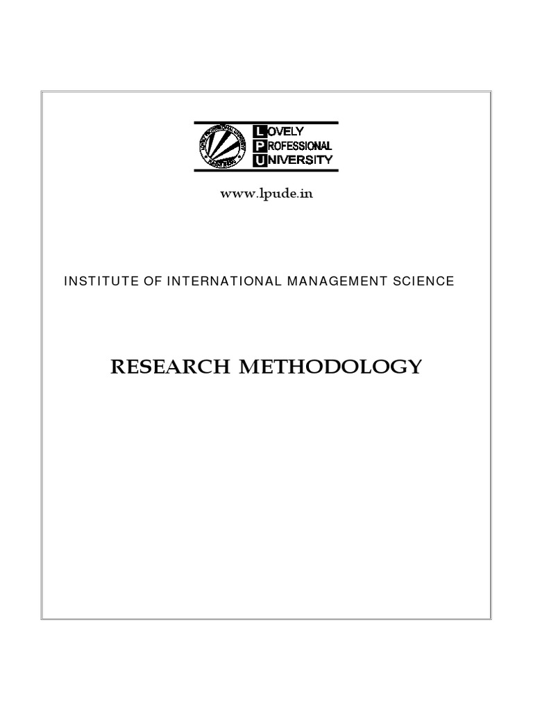 Lpu Notes | PDF | Quantitative Research | Social Science