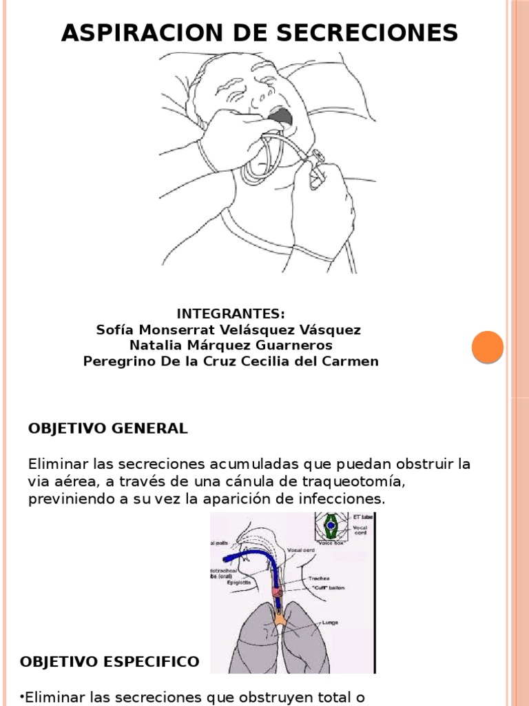 Aspiracion De Secreciones Pdf Tos Sistema Respiratorio