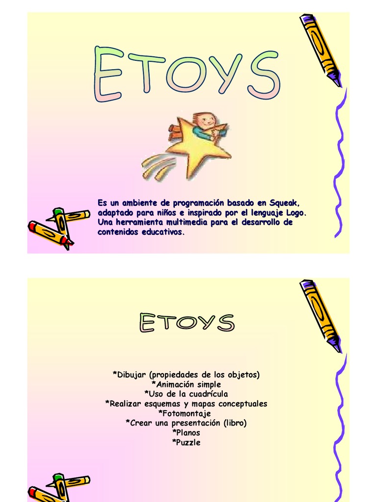 Introducción a Etoys para Educación | PDF | Point and Click | Dibujo