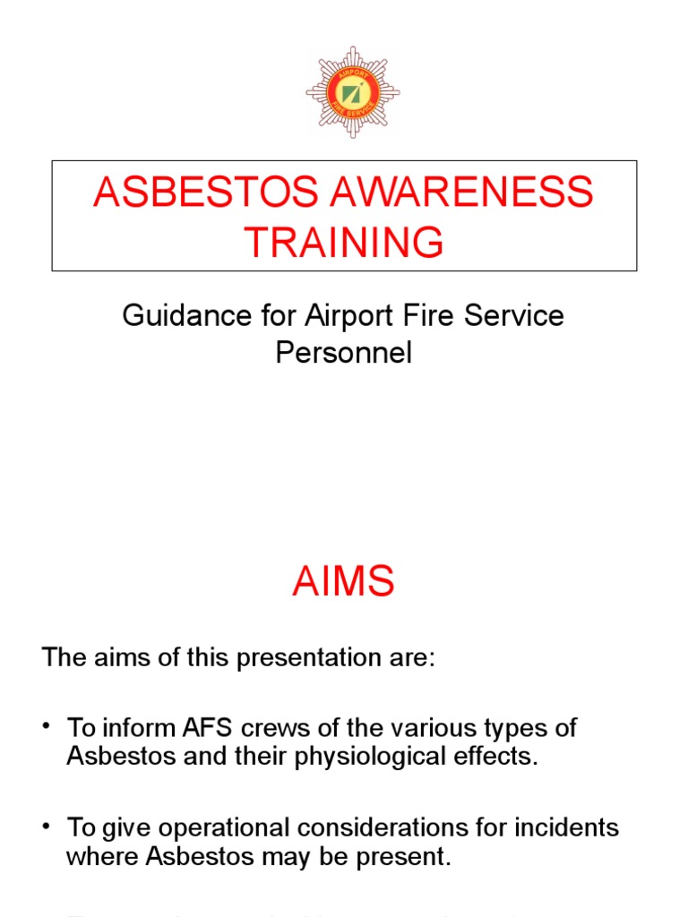 Asbestos Awareness Training | PDF | Asbestos | Personal Protective ...