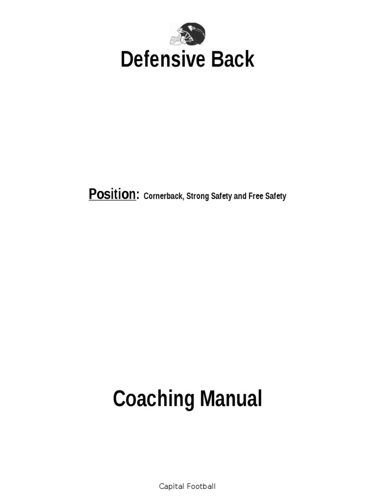Defensive Back Handbook | PDF | American Football | Football Codes