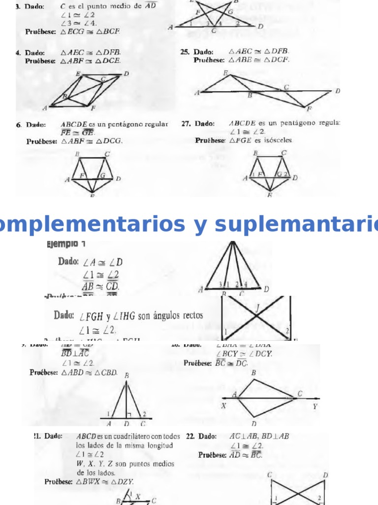 Ejemplos de Demostraciones en Geometría | PDF
