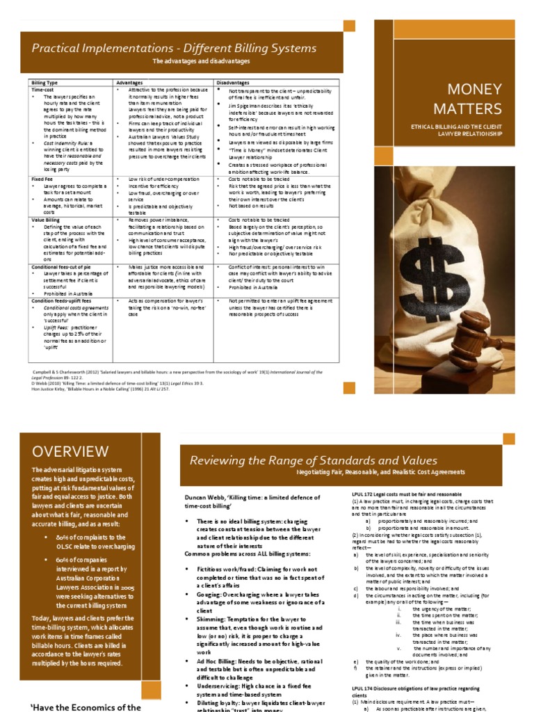 Money Matters Handout | PDF | Pound Sterling | Lawyer