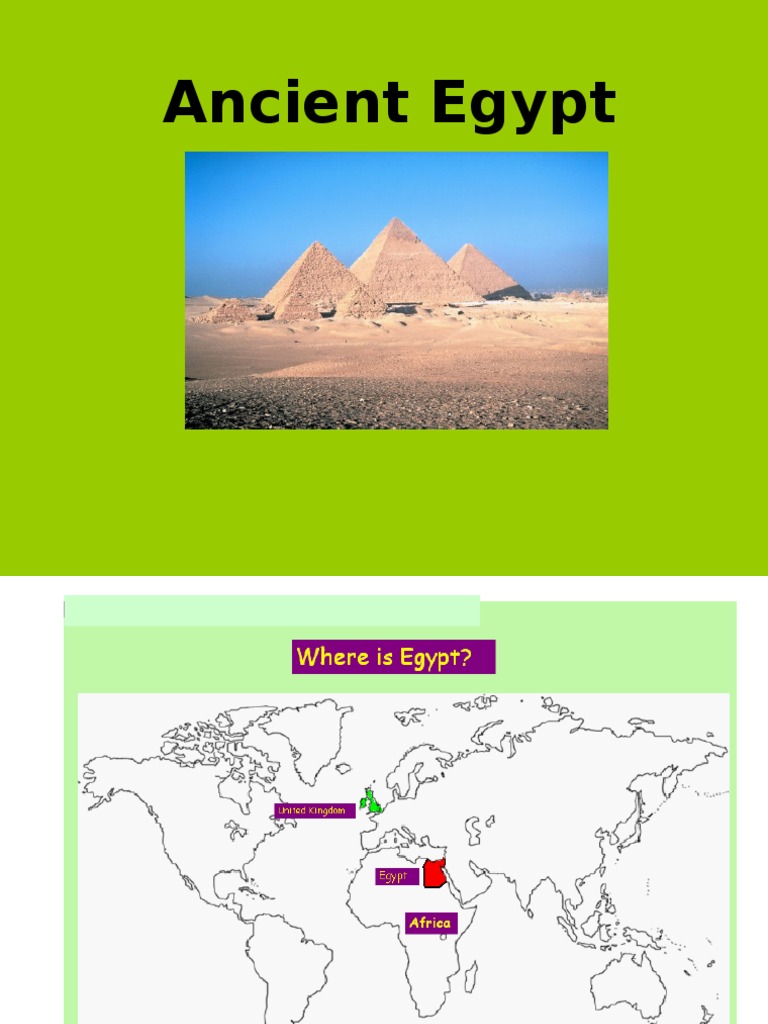 Ancient Egypt PPT Lecture 1 | PDF | Ancient Egyptian Religion | Ancient ...
