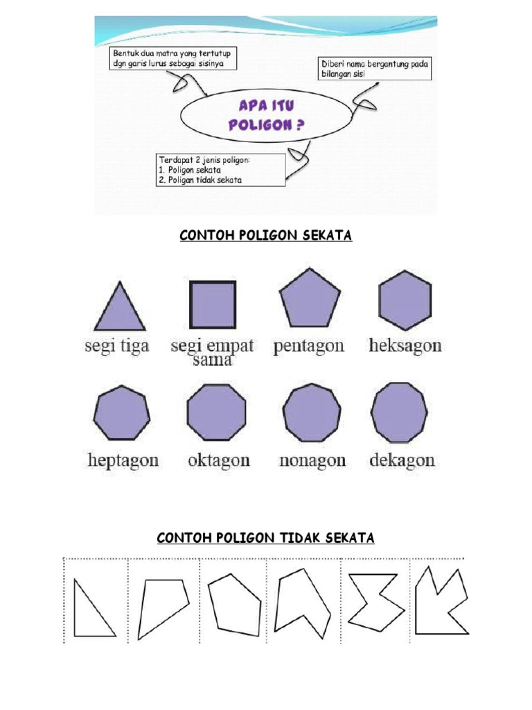 Contoh Poligon Sekata | PDF