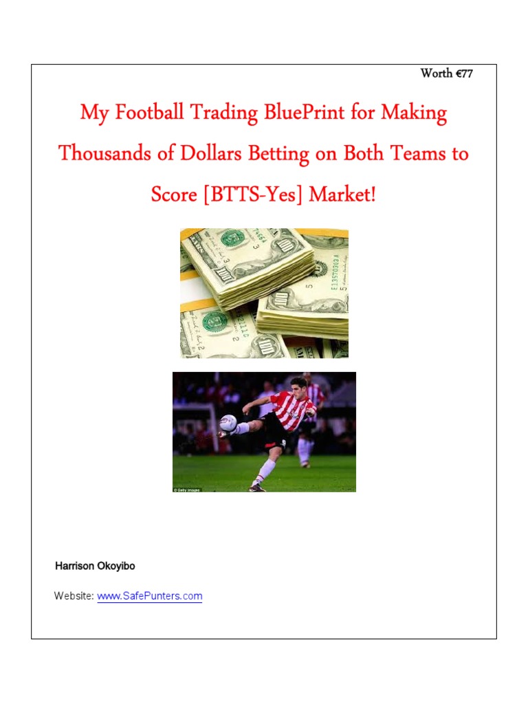 Football Trading BluePrint | PDF | Gambling | Sports Betting