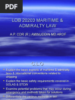 Maritime Law Notes | PDF | Admiralty Law | Jurisdiction