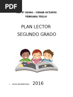 Plan Lector 2do Grado 2024 | PDF | Salón de clases | Educación primaria