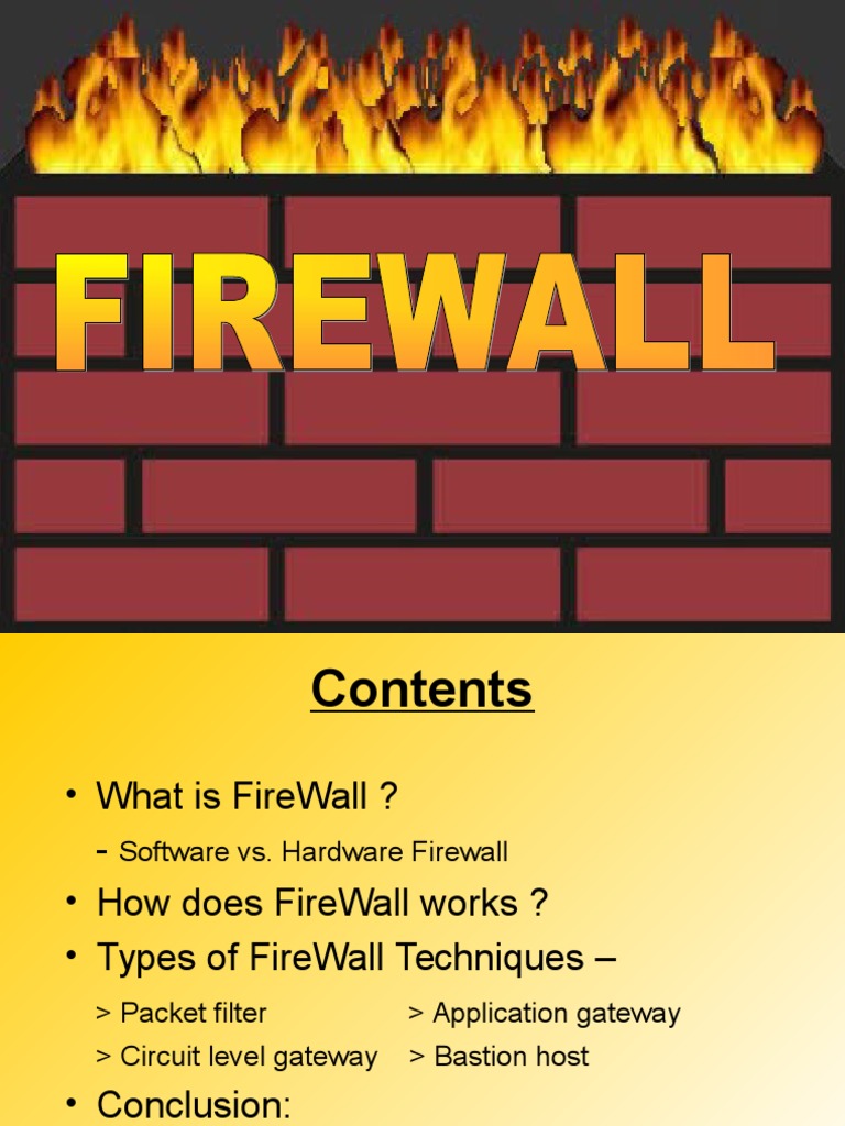 Firewall | PDF | Firewall (Computing) | Transmission Control Protocol