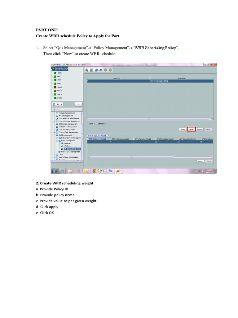 Qos Configuration Guideline For RTN MW Link | PDF | Data Transmission | Network Protocols