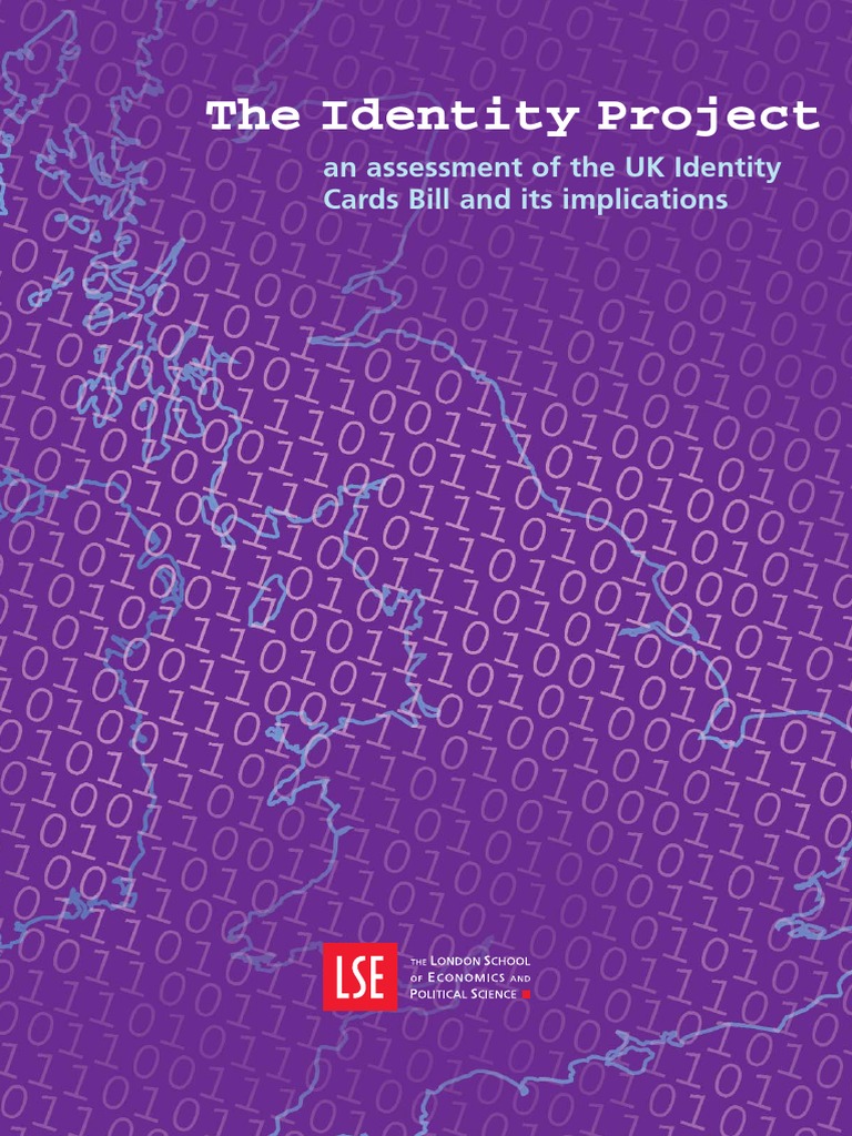 LSE London School of Economics Reports On Identity Cards | PDF ...