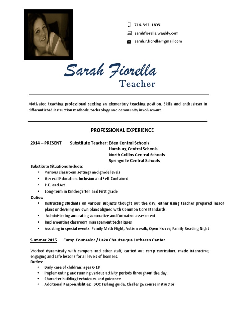 Sarah Resume - Amazing | PDF