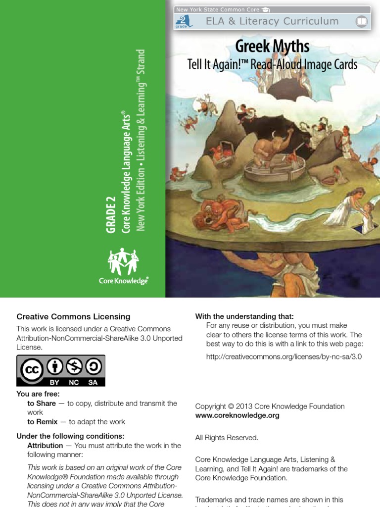Greek Myths: Tell It Again!™ Read-Aloud Image Cards | PDF | Creative ...