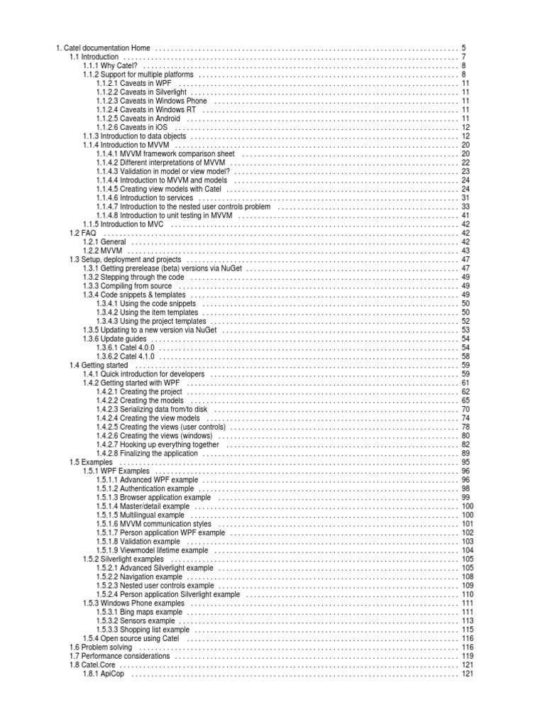 Catel.4.2.0.documentation | PDF | Information Technology Management ...