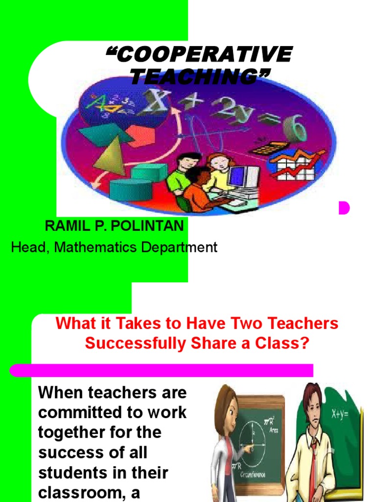 Keys to Successful Cooperative Teaching: Planning, Disposition, and ...