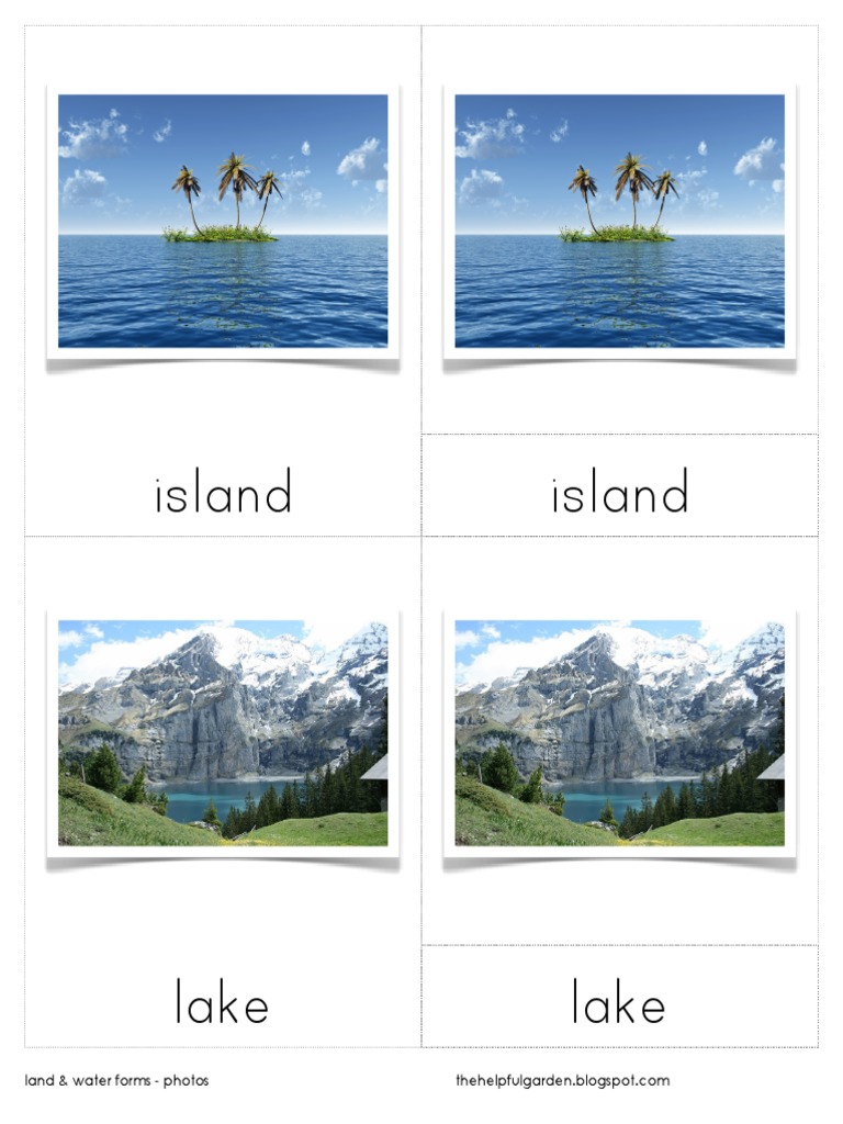 Land and Water Forms PDF | PDF | Geography | Nature