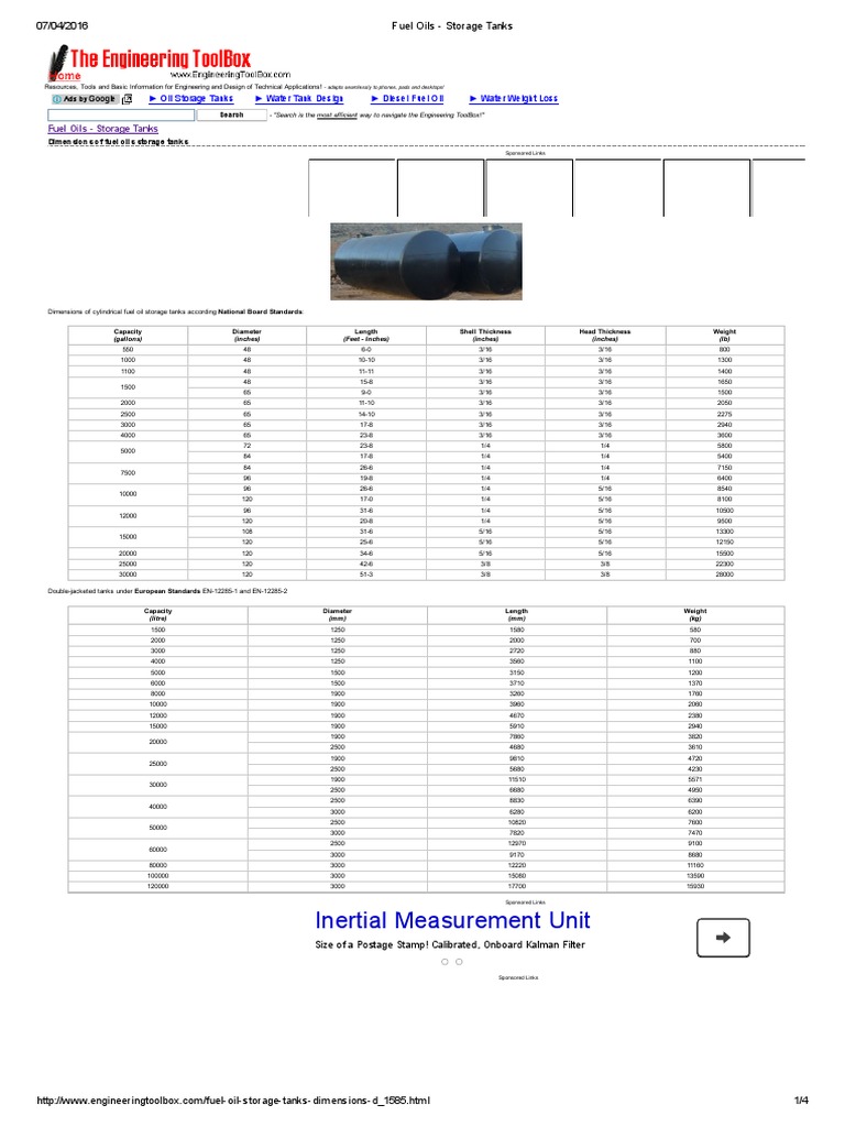 Fuel Oils - Storage Tanks | PDF | Sketch Up | Fuel Oil