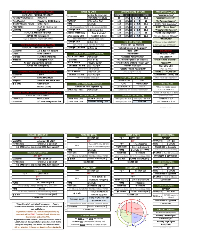 One Engine Out Procedure | PDF | Takeoff | Aircraft