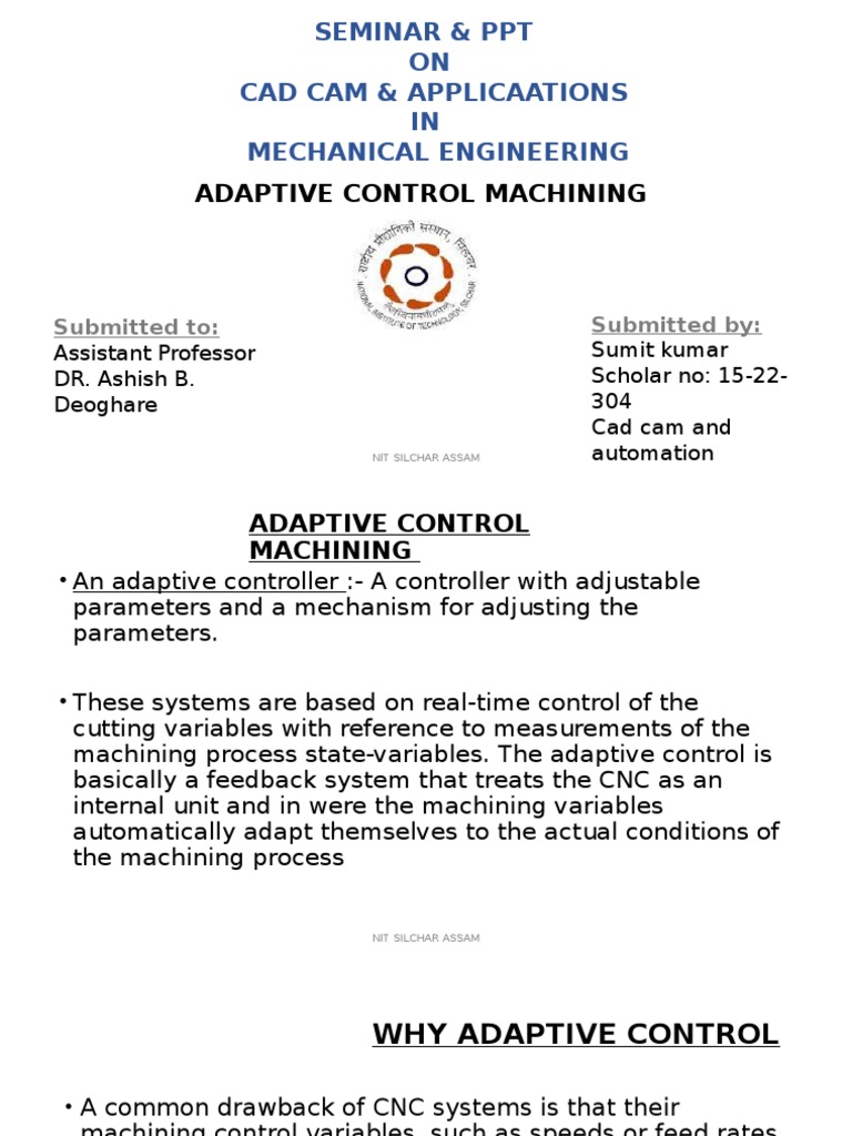 An Overview of Adaptive Control Machining: Functions, Types ...