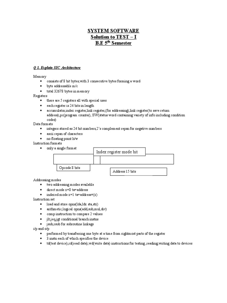 Ss | PDF | Assembly Language | Instruction Set