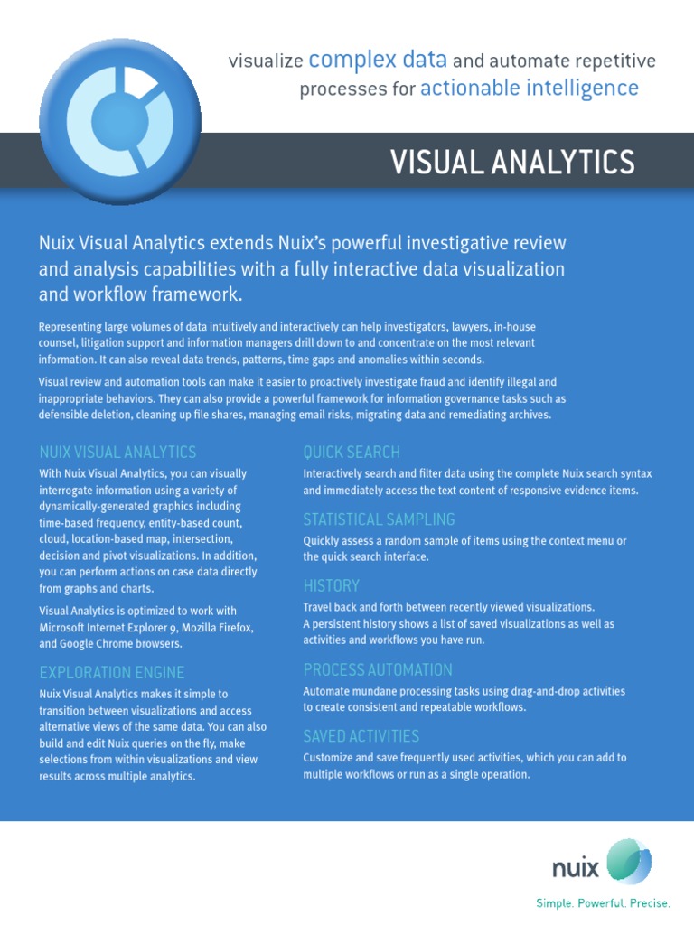 Nuix Visual Analytics Overview | PDF | Analytics | Tag (Metadata)