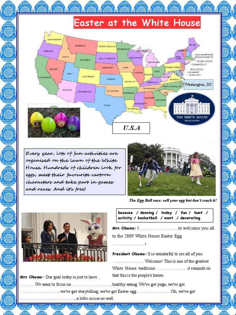 White House Easter Egg Roll Activities | PDF